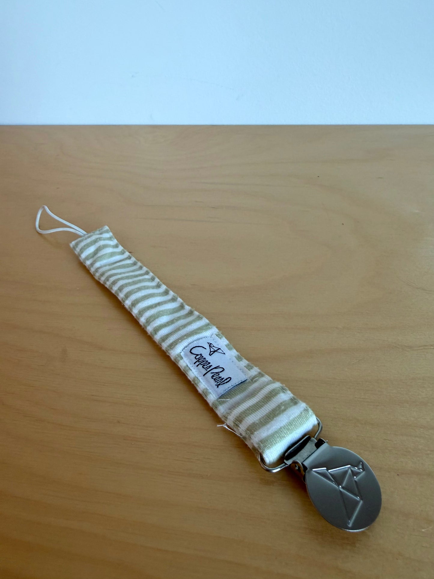 Stripe Pacifier Clip – Little Bloom