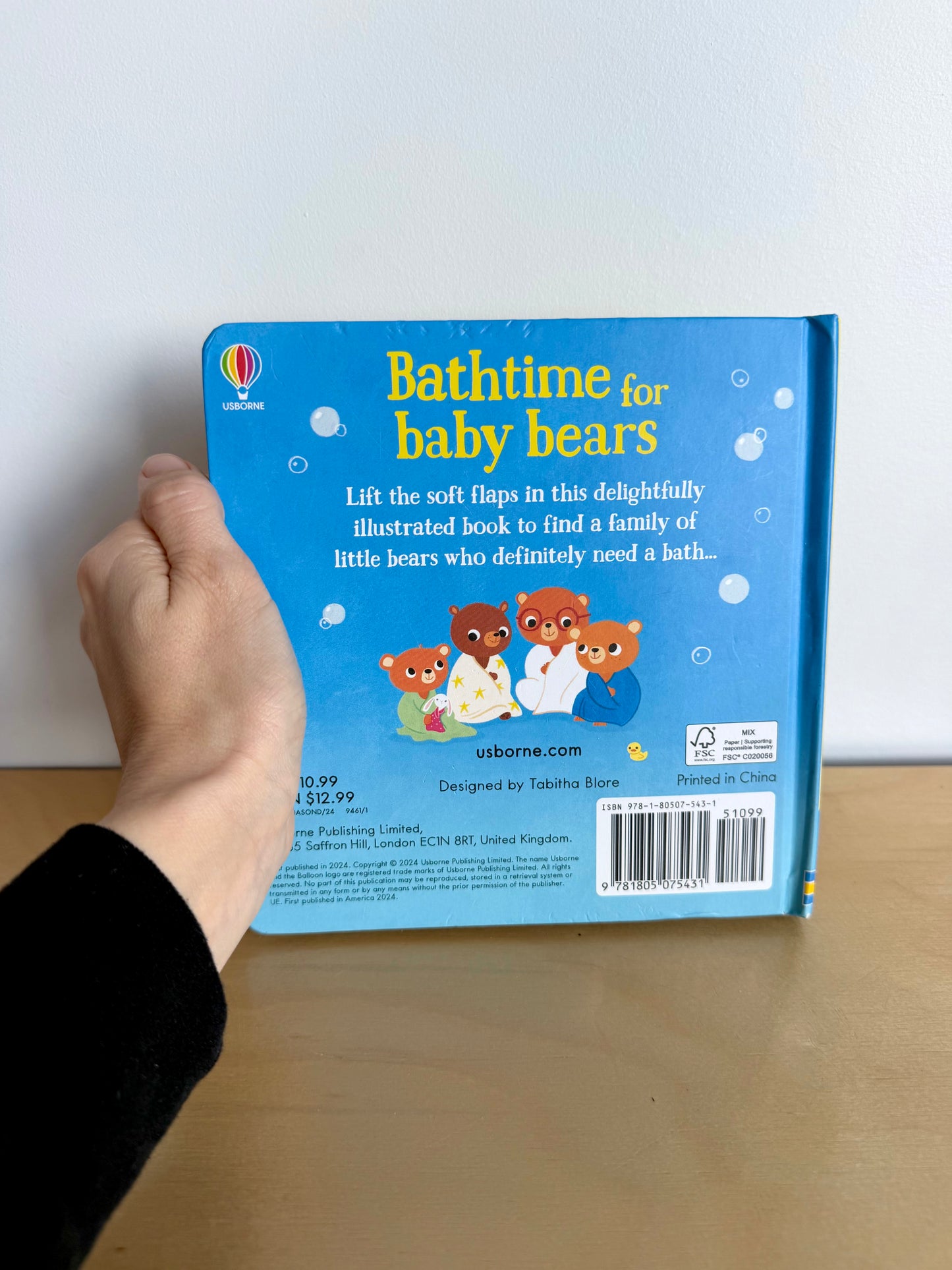 Flaps: Bathtime for Baby Bears Book / 1-3 years – Little Bloom